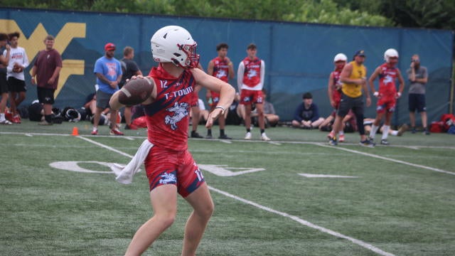 QB Zebulin Kinsey highlights from WVU 7on7