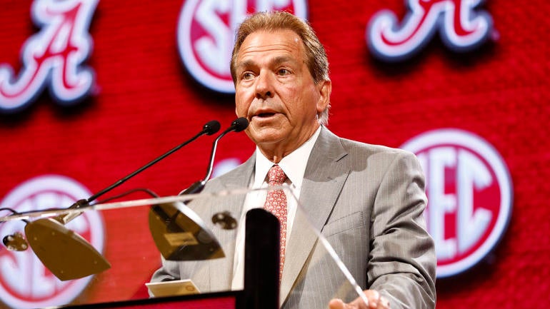 SEC Media Days 2023: Nick Saban praises Tommy Rees, Kevin Steele as ...