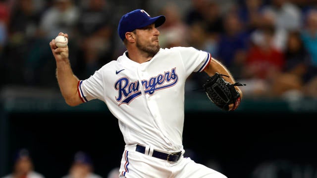 Max Scherzer Wins Rangers Debut