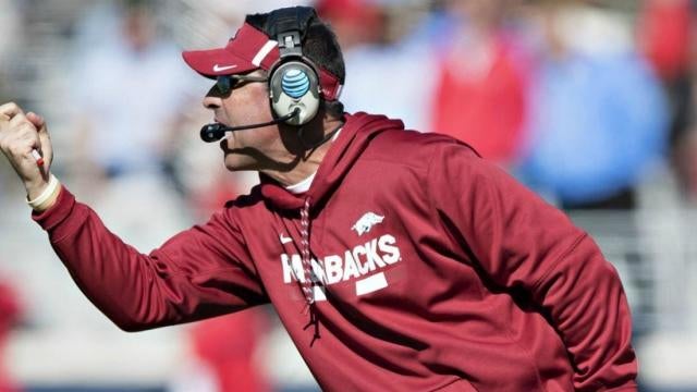 Sam Pittman explains the firing of offensive coordinator Dan Enos