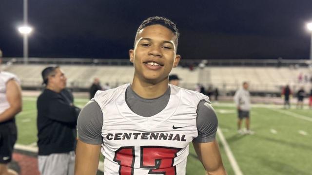 Top Play From Weekend: Corona Centennial QB Husan Longstreet Throws GW ...