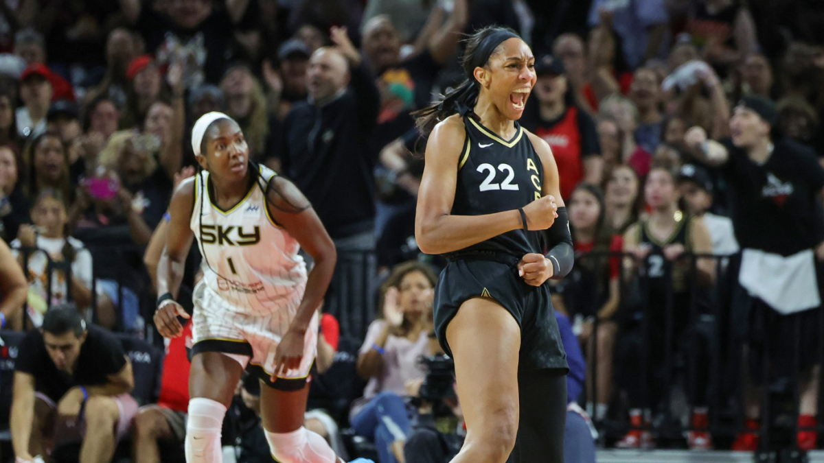 Aces vs. Sky score: Las Vegas holds off Chicago to advance to ...