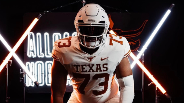 5-Star OT Brandon Baker commits to Texas | College Football Recruiting Show
