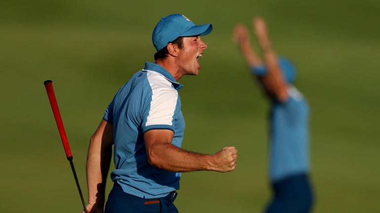 WATCH: Viktor Hovland, Jon Rahm make bevy of incredible shots as Europe takes command at Ryder ...
