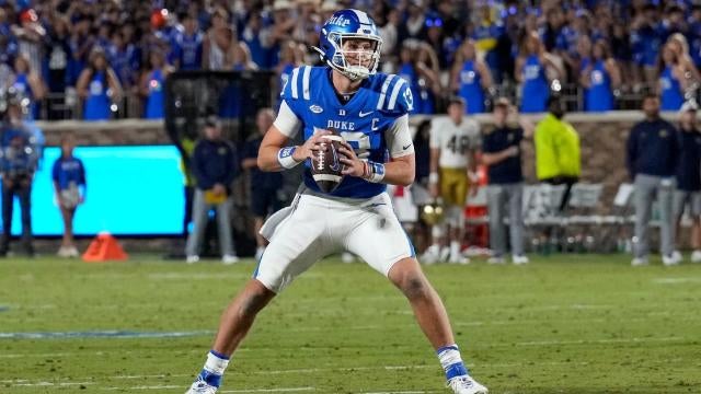 Duke QB Riley Leonard Sufferd High Ankle Sprain