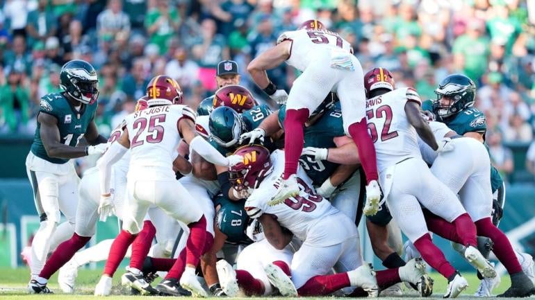 Jason Kelce says NFL warned Eagles about 'Tush Push,' reveals sneaky move Commanders used to ...