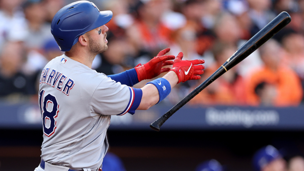 2023 MLB playoffs: Rangers hold onto 2-0 ALDS lead over Orioles thanks to Mitch Garver grand ...