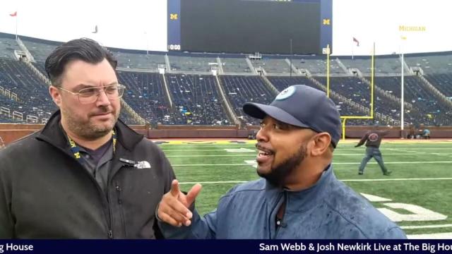 Sam Webb & Josh Newkirk encouraged by J.J. McCarthy's strong ...