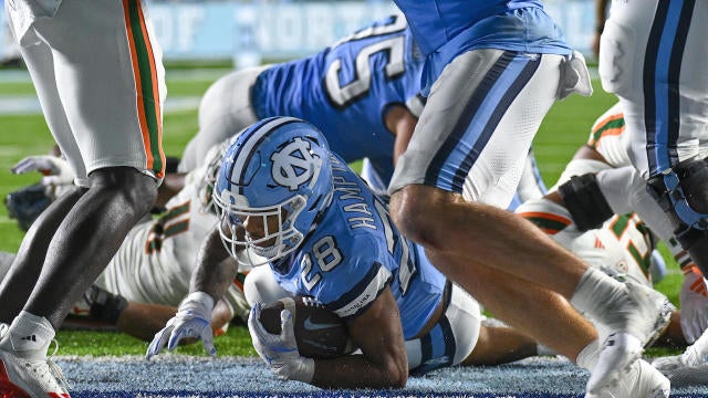 Week 7 CFB Highlights: No. 25 Miami at No. 12 UNC