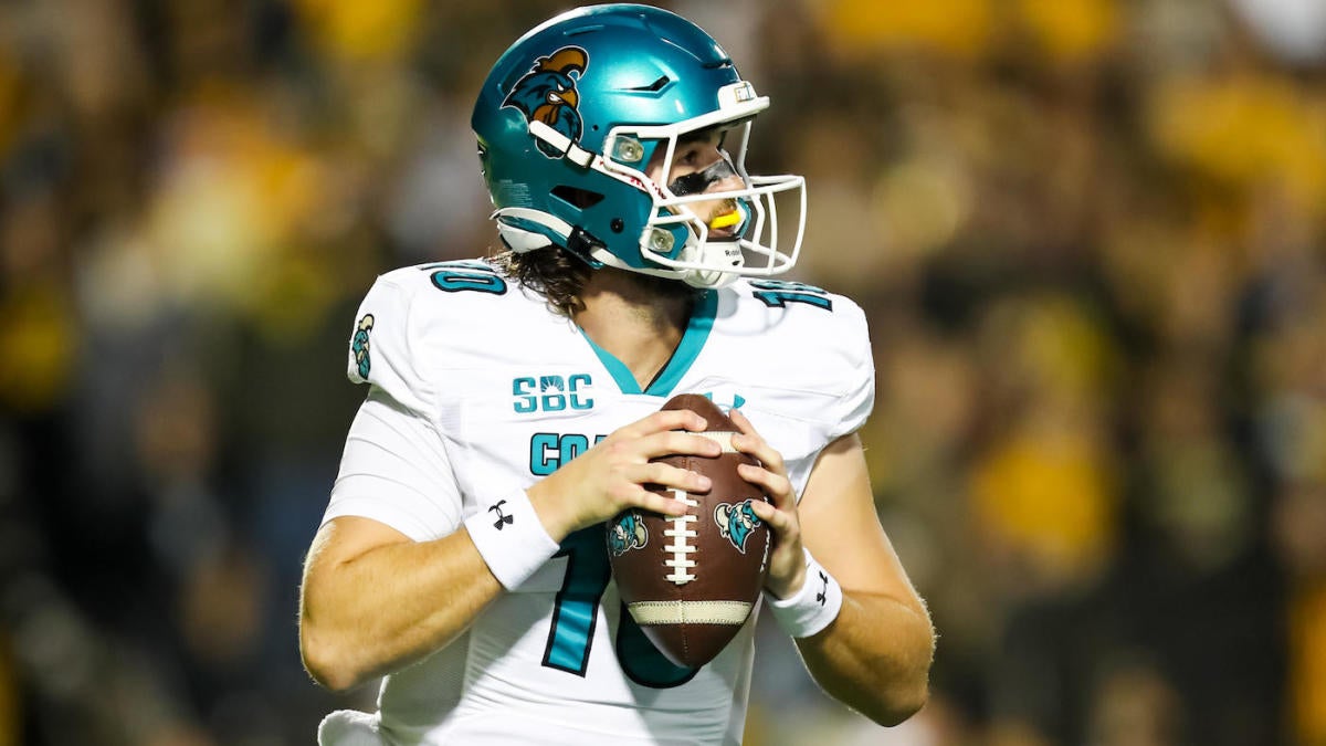 Coastal Carolina QB Grayson McCall doubtful to play vs. Marshall after ...