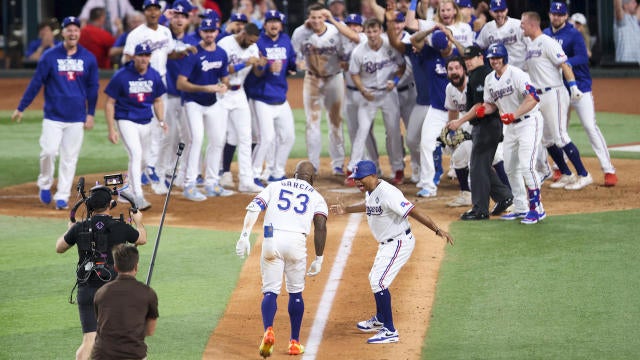 Adolis Garcia Walks In Off In The 11th As Rangers Take Game 1 Of World ...