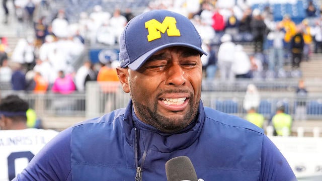 Emotional Sherrone Moore dedicates Michigan win to Jim Harbaugh: 'I ...
