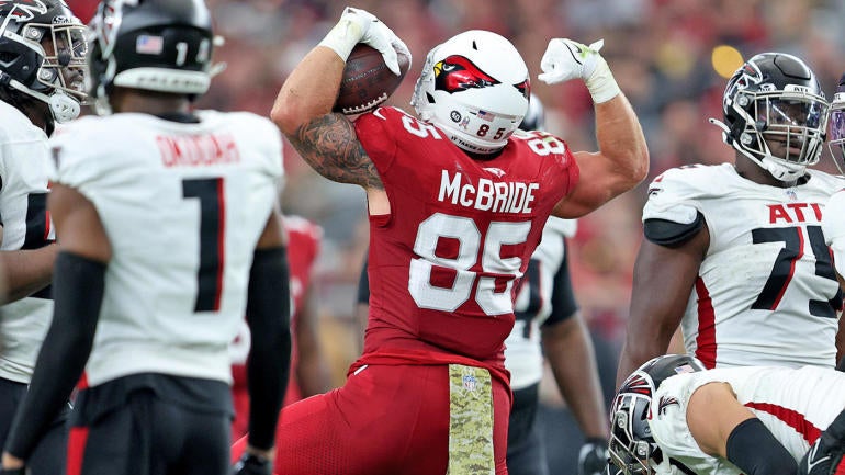Trey McBride becomes first Cardinals TE with 100 receiving yards since ...