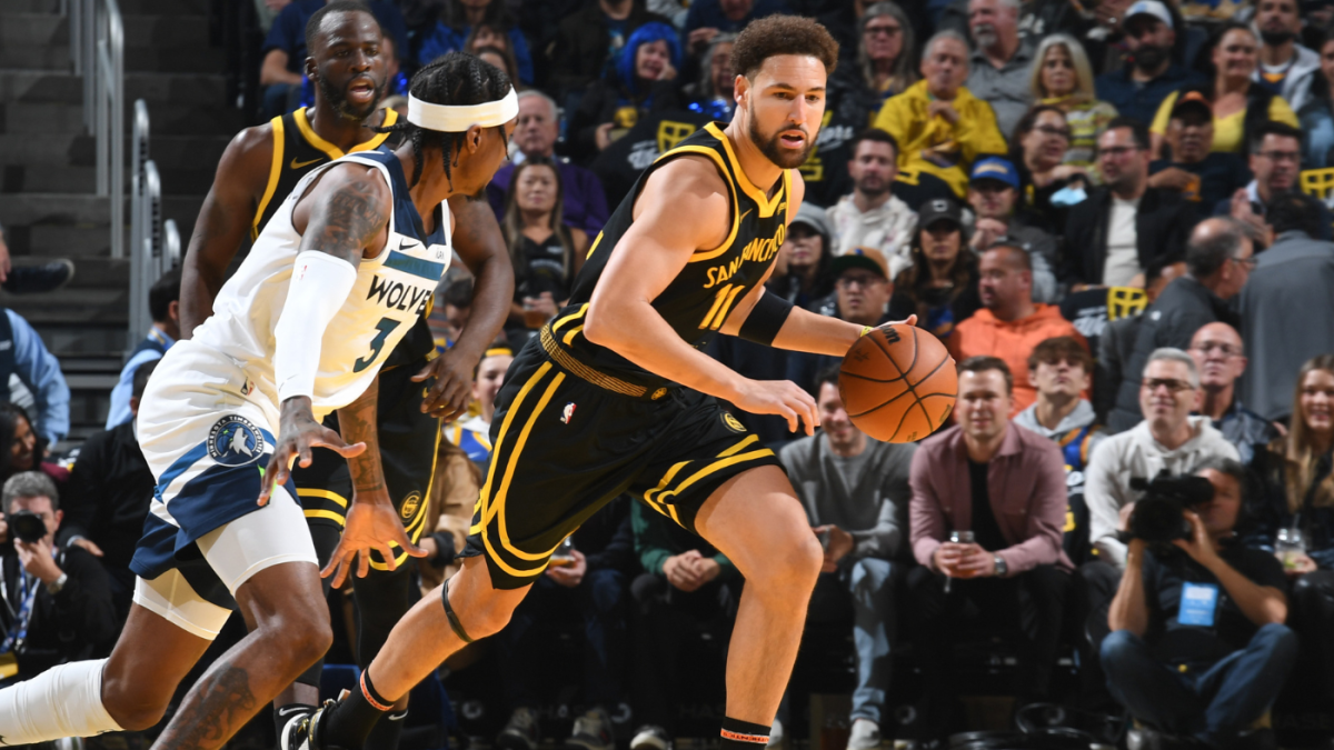 WATCH: Draymond Green, Klay Thompson and Jaden McDaniels ejected after Warriors-Timberwolves ...