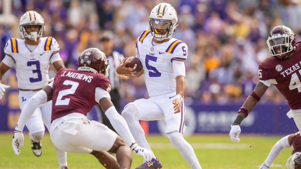 LSU star QB Jayden Daniels impresses in final push for Heisman Trophy as Tigers storm back over ...