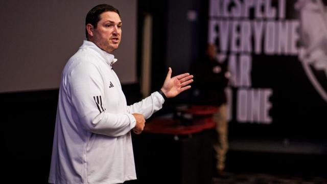 Coach Jeff Lebby recaps first day of pre-season camp