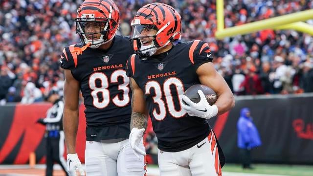 NFL on CBS: Bengals rookie Chase Brown takes short pass 54 yards for ...