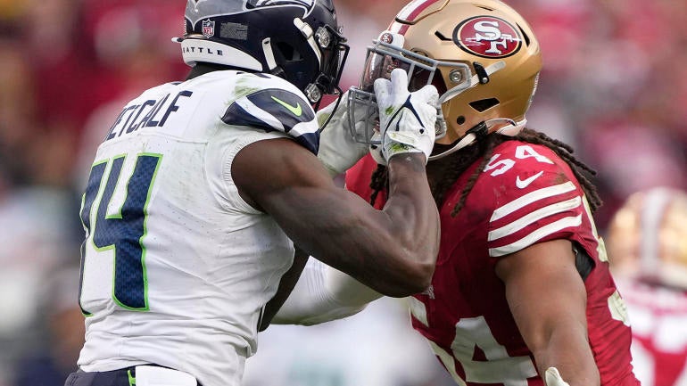 Seahawks' DK Metcalf ejected after fight with 49ers' Fred Warner late ...