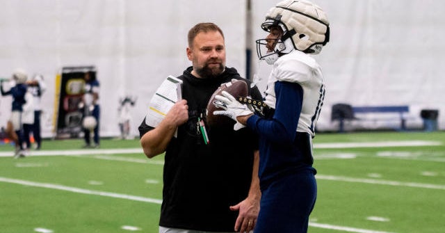 Penn State Practice Clips Featuring New OC Andy Kotelnicki - 247Sports