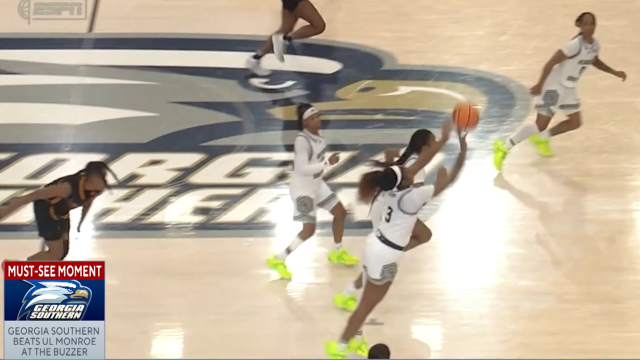 Must-See: Georgia Southern Beats UL Monroe At The Buzzer With Logo Three