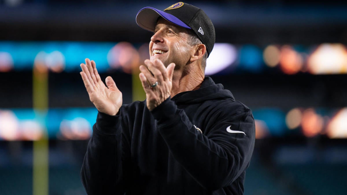 LOOK: Ravens coach John Harbaugh breaks out wild dance moves after win ...