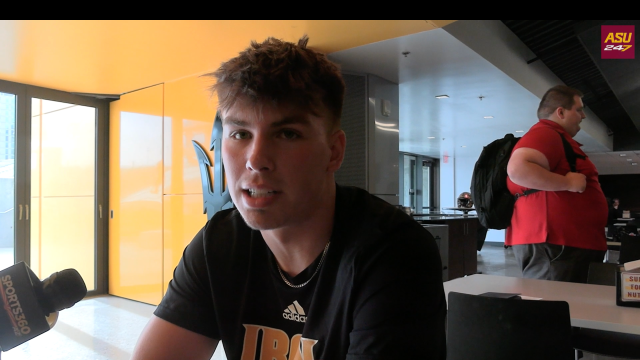 ASU QB Sam Leavitt on what he's working on improving with his game this ...