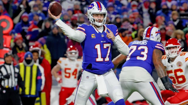 NFL on CBS: Josh Allen runs for 5-yard TD to give Bills lead in AFC ...