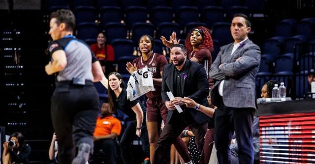 Coach Sam Purcell and Lady Bulldog Darrione Rogers press conference ...