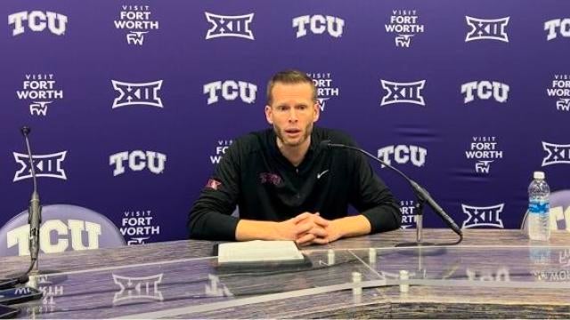 TCU Women's basketball HC Mark Campbell