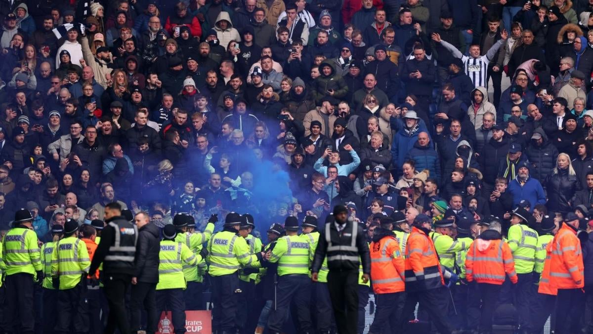 FA Cup tie between Wolves, West Brom temporarily suspended after crowd ...