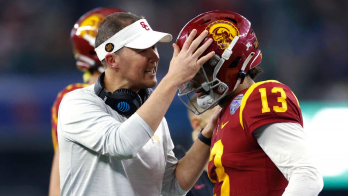 USC's Lincoln Riley explains similarities between Caleb Williams ...