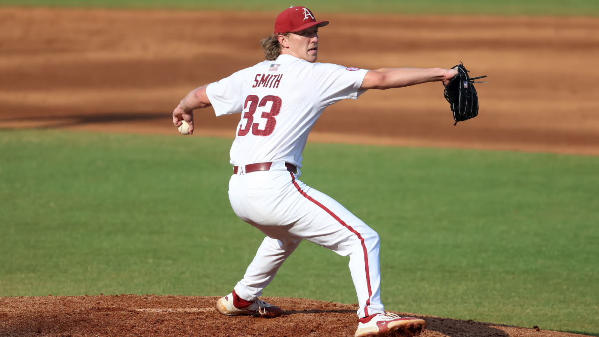 Arkansas' Hagen Smith, potential first-round pick in '24 MLB Draft ...