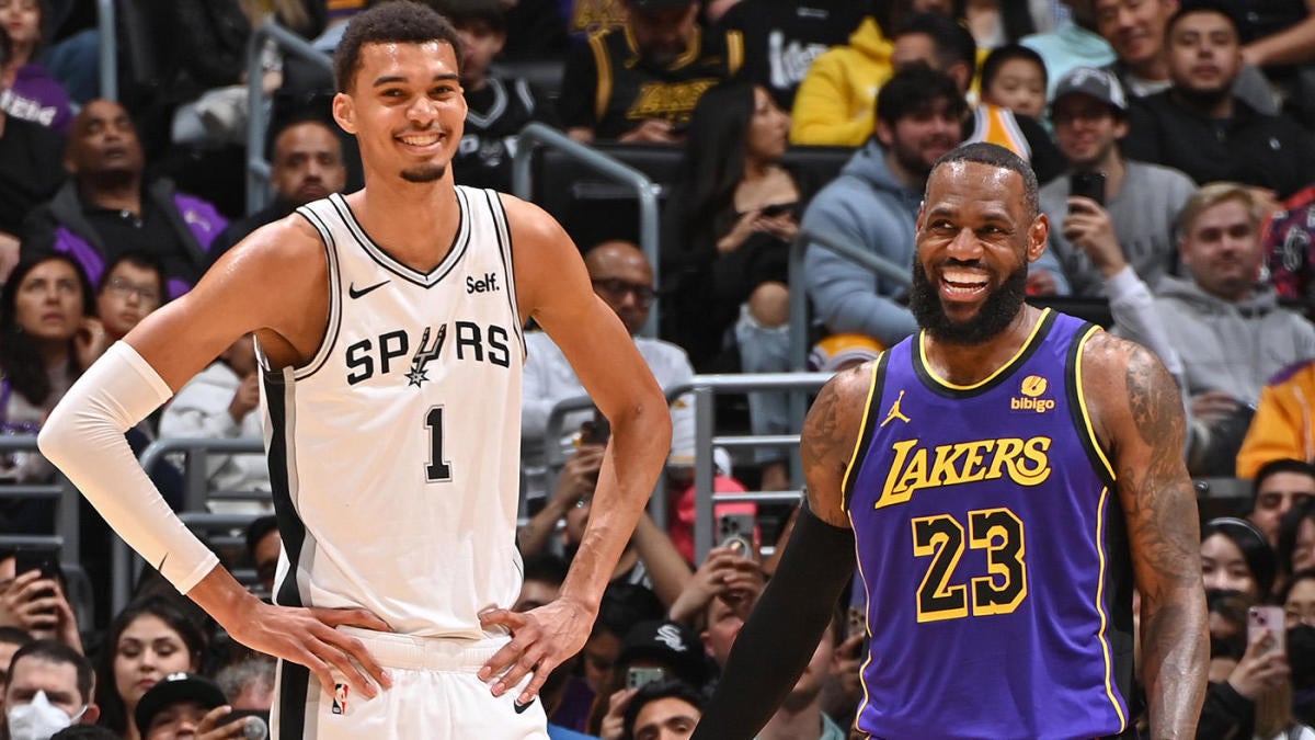 Spurs' Victor Wembanyama makes 5x5 history as his rookie season continues to exceed hype ...