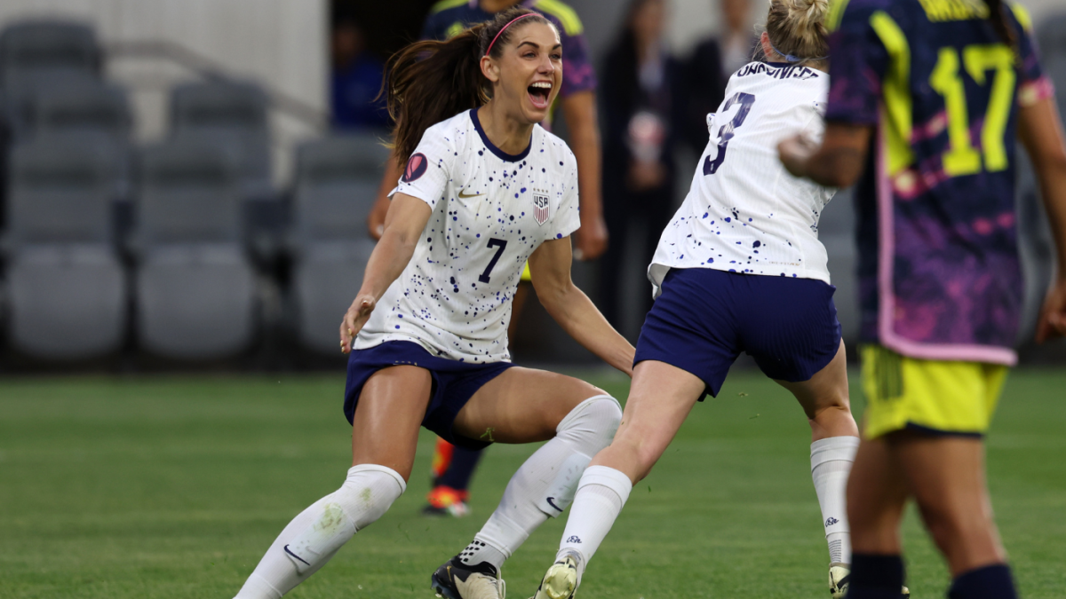 USWNT vs. Colombia score: Alex Morgan sets tone as USA cruise into W ...