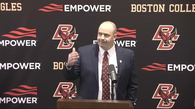 Bill O'Brien on what he looks forward to at Boston College