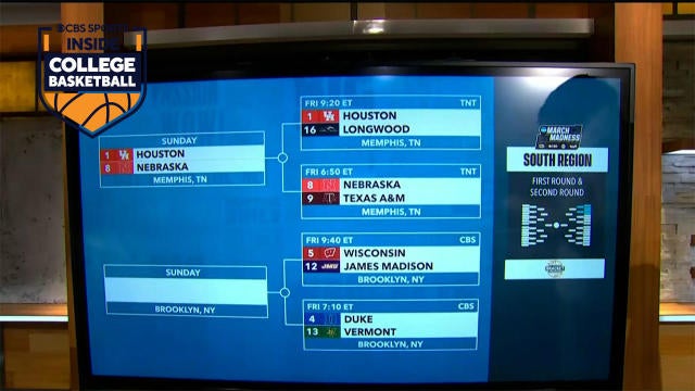 NCAA March Madness Bracket Breakdown: First Round and Second Round for ...