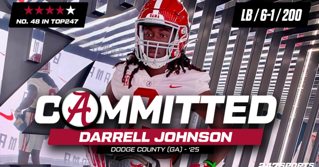 WATCH: 4-star LB Darrell "Duke" Johnson commits to Alabama Crimson Tide ...
