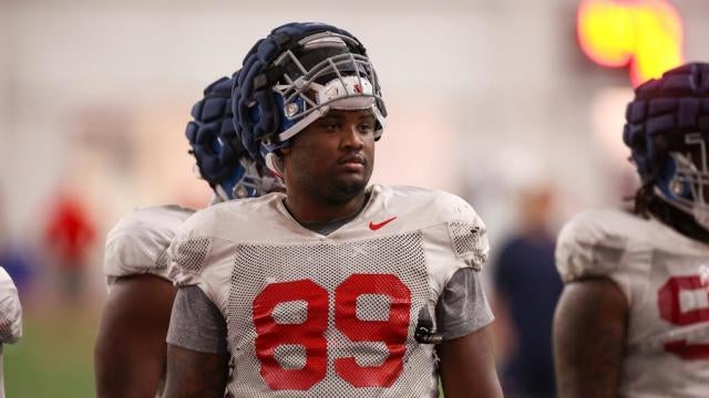 JJ Pegues talks Ole Miss defensive line during spring practice