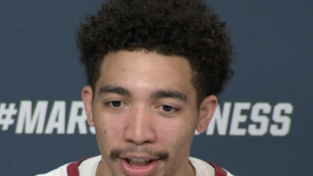 1 minute with Myles Rice on finally hitting a three