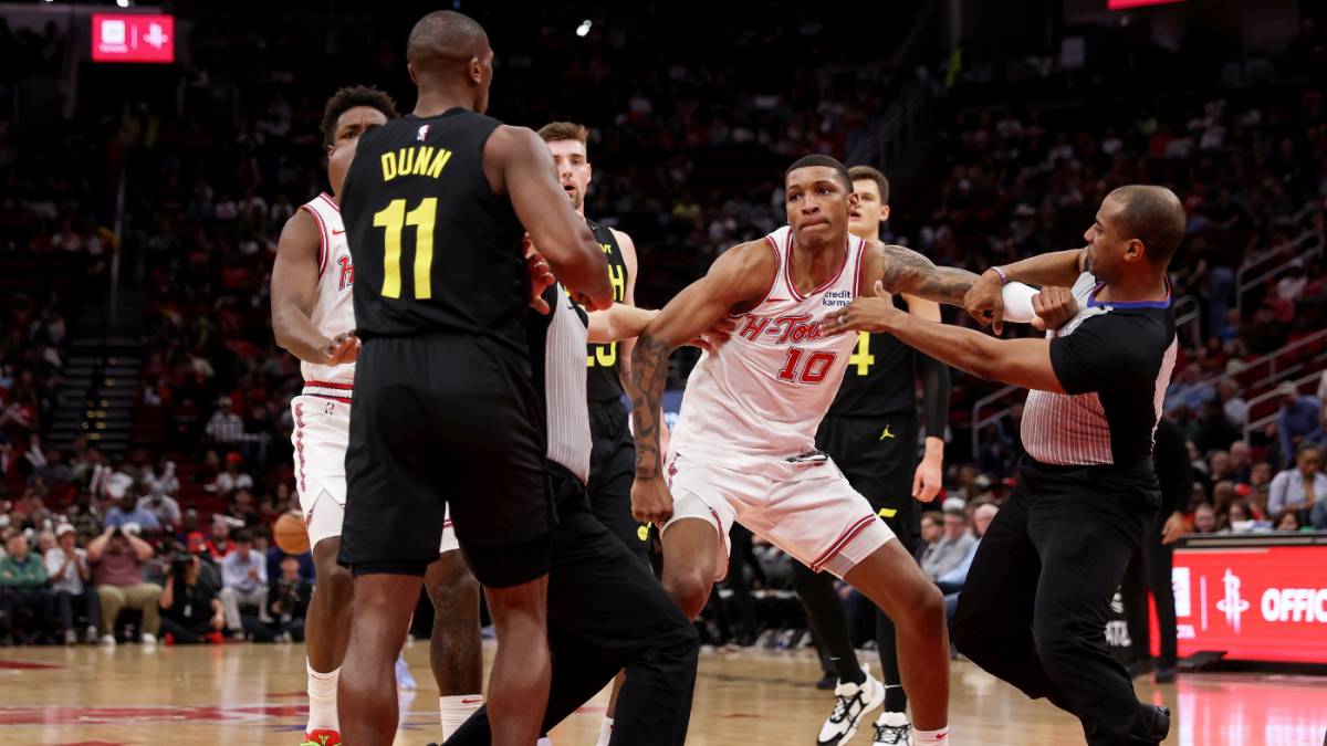 Rockets-Jazz scuffle: Kris Dunn (two games), Jabari Smith Jr. (one game ...