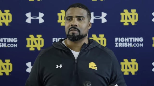 Notre Dame DL Coach Al Washington Post-Practice Segment