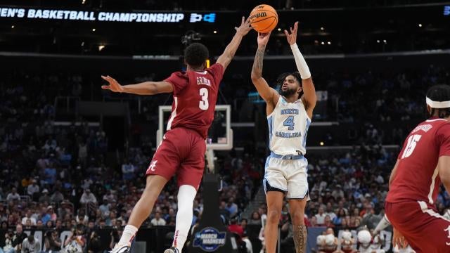 Carolina's RJ Davis Cold From The Outside As Heels Fall to Alabama