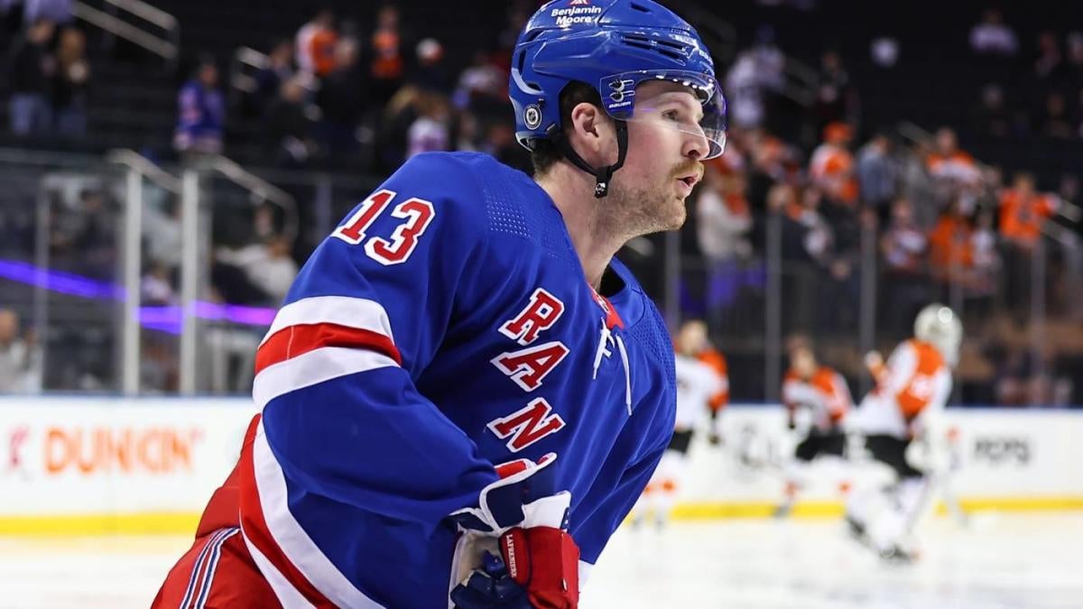 NHL Rewind: Alexis Lafreniere's hat trick helps Rangers stay atop the East standings - CBS Sports