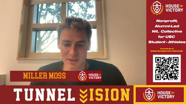 USC QB Miller Moss talks about leading the Trojans into the Big Ten