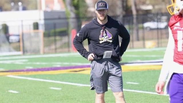 ECU OC John David Baker on new offensive install, QB battle