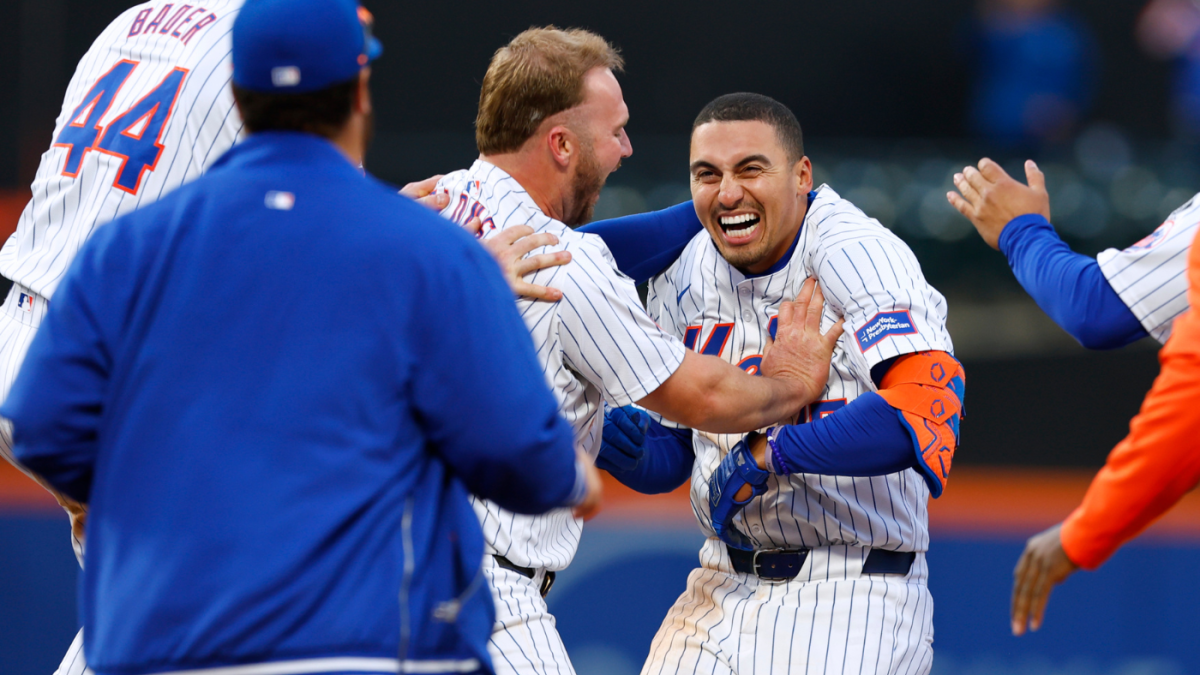 Mets finally record first win of 2024 season with walk-off against ...