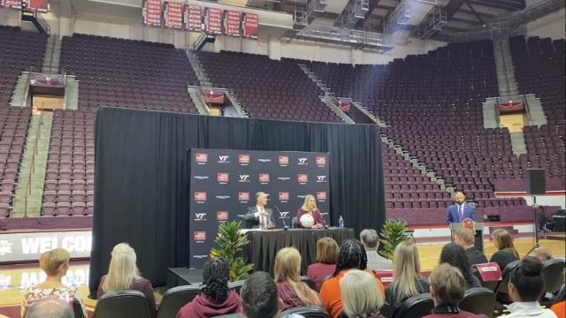 Megan Duffy introduced as the new Virginia Tech Women's Basketball coach