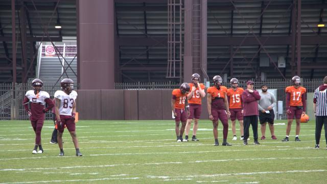 Virginia Tech Spring Camp Clips - April 9