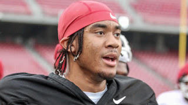 Taylen Green recaps his impressive Red-White Game