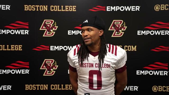 RB Treshaun Ward discusses first camp with Boston College